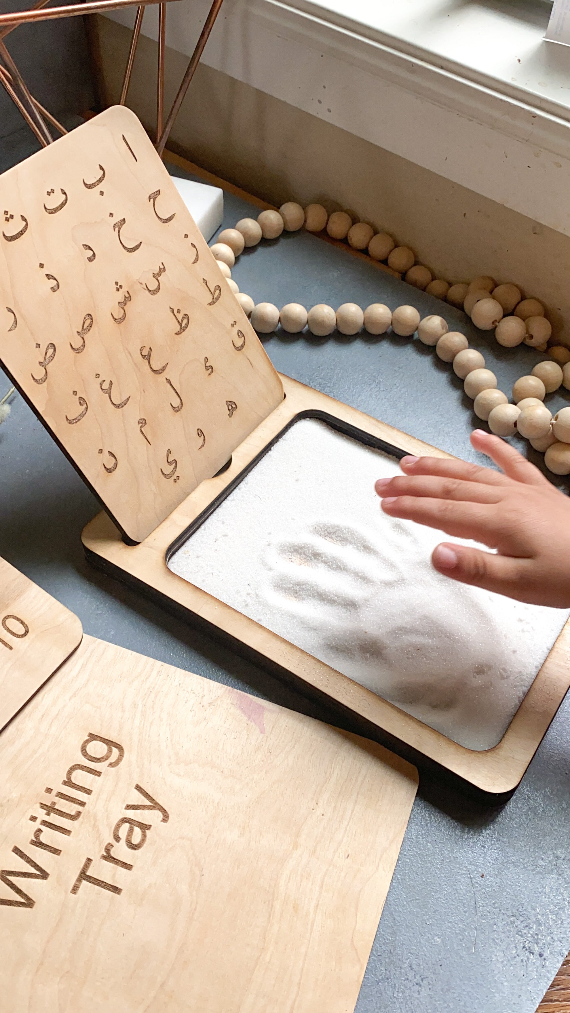 Kids Alif Baa sensory trace board – MehsKreations LLC